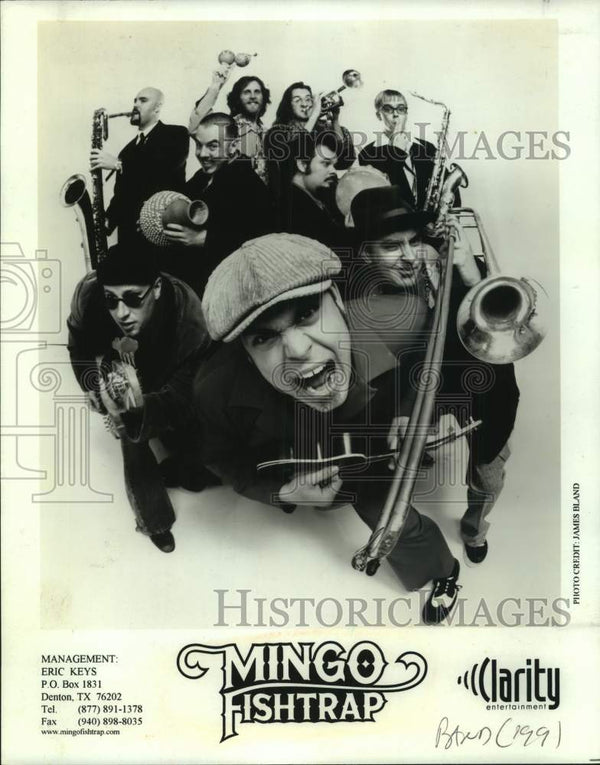 1999 Press Photo Members of the band Mingo Fishtrap, Entertainers ...