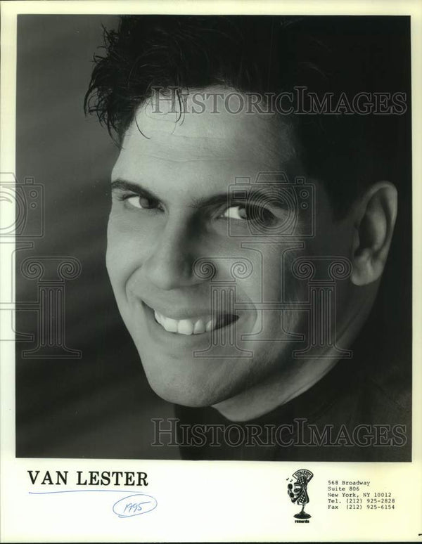 1995 Press Photo Musical Artist Van Lester in closeup - sap19580 ...
