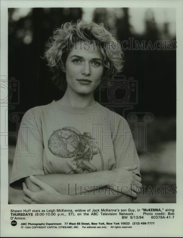1994 Press Photo Actress Shawn Huff in Television's "McKenna ...