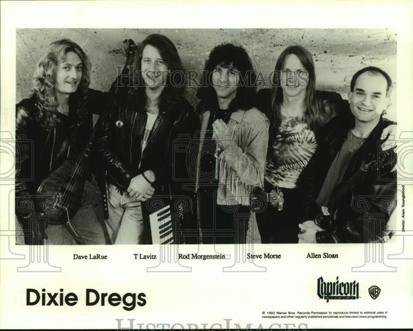 1992 Press Photo Five Members of the band Dixie Dregs, Musicians, Ente ...