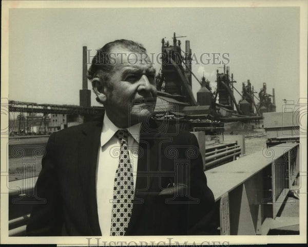 1977 Press Photo Charles Collingwood, CBS News Special Report on CBS ...