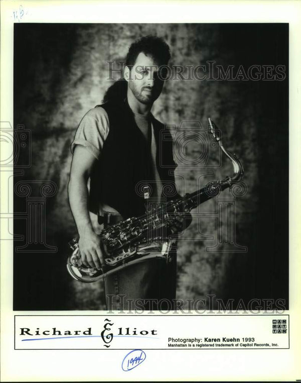 1993 Press Photo Saxophonist Richard Elliott - sap22281 - Historic Images