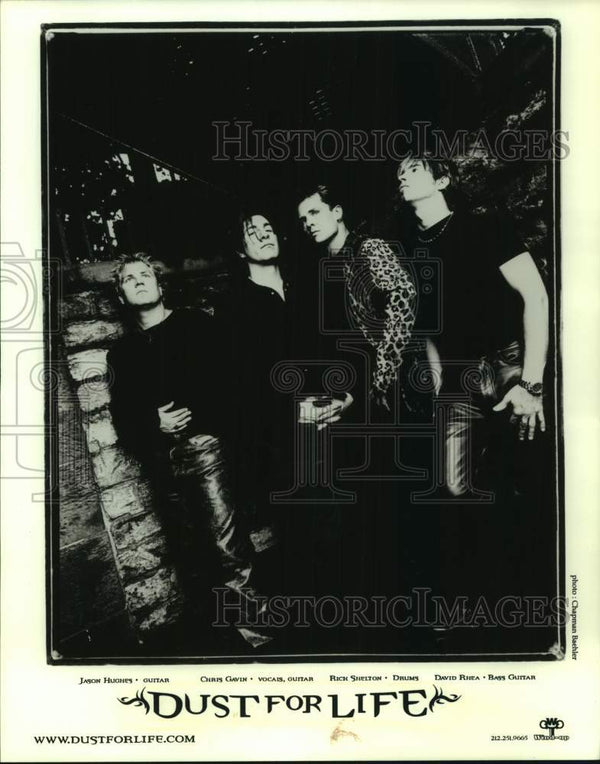 2000 Press Photo Four Members of the band Dust For Life, Entertainers ...