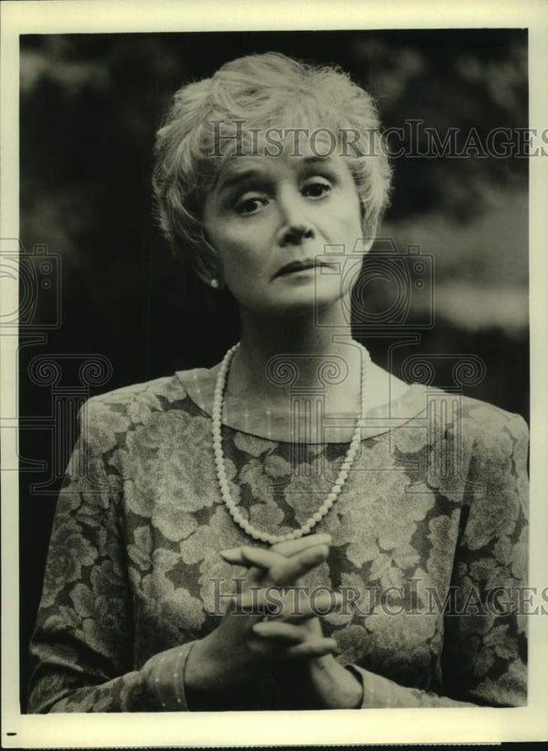 1986 Press Photo Actress Barbara Barrie in "Vital Signs" on CBS ...