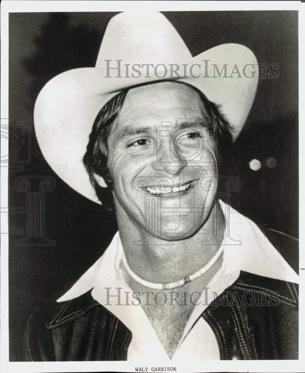 Press Photo Walt Garrison, Former Football Player for the Dallas Cowbo ...