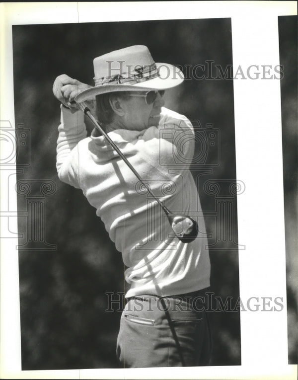 1988 Press Photo PGA Senior Tour player Butch Baird at the Vantage ...