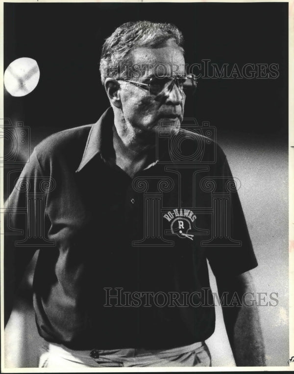 1984 Press Photo Randolph High School football coach Bob Mickler, Jr ...
