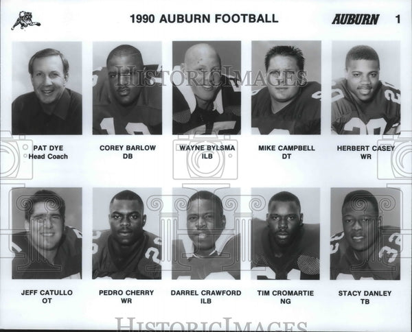 1990 Promo Photo Auburn Football Team - sas02482 - Historic Images