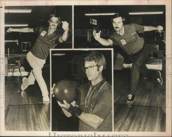 1978 Press Photo Professional bowler Earl Anthony and competitors ...