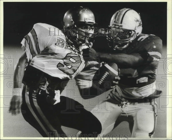 1987 Press Photo Mike Stepteau, Wheatley High School Football Player at ...
