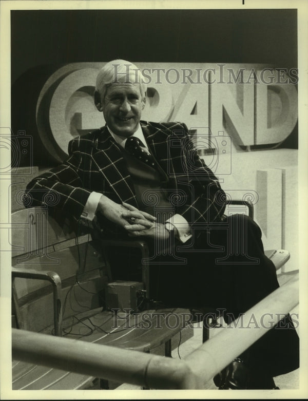 1974 Press Photo Jack Buck "Grandstand" Host of National Broadcasting ...