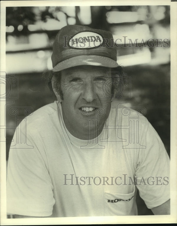 Press Photo Bob Bergstrom, International Motor Sports Honda Race Car ...