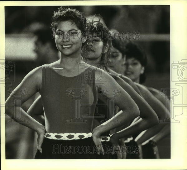 1984 Press Photo Kathy Solis, John Jay Fillies Dance Team Member at ...