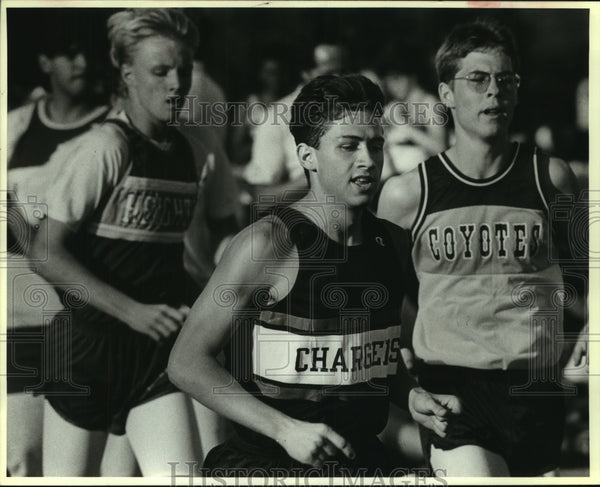 1988 Press Photo Steve Sisson, Churchill High School Track Runner at ...