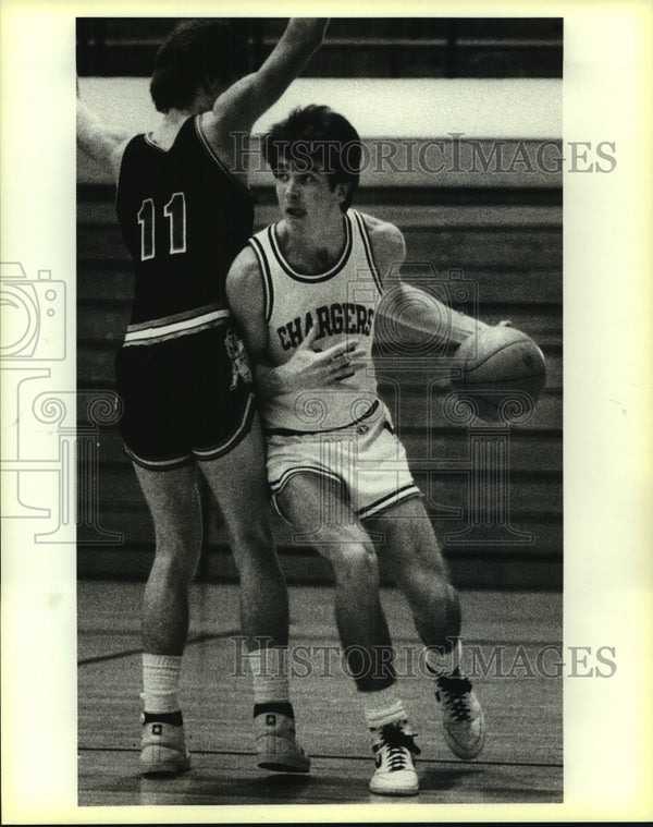 1986 Press Photo Tommy Elliot, Churchill High School Basketball Player ...