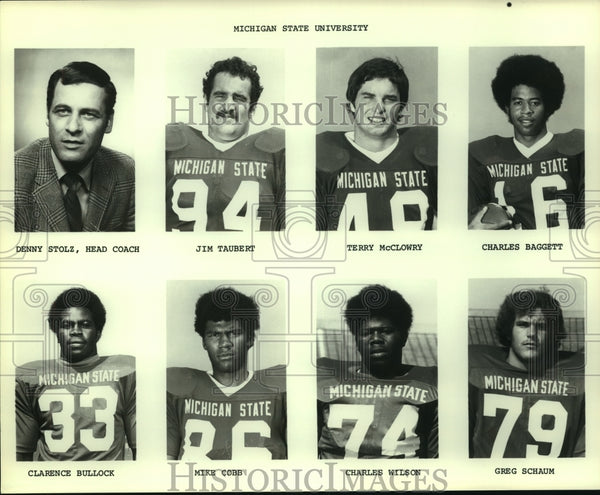 Press Photo Michigan State football team mug shots - sas09706 ...