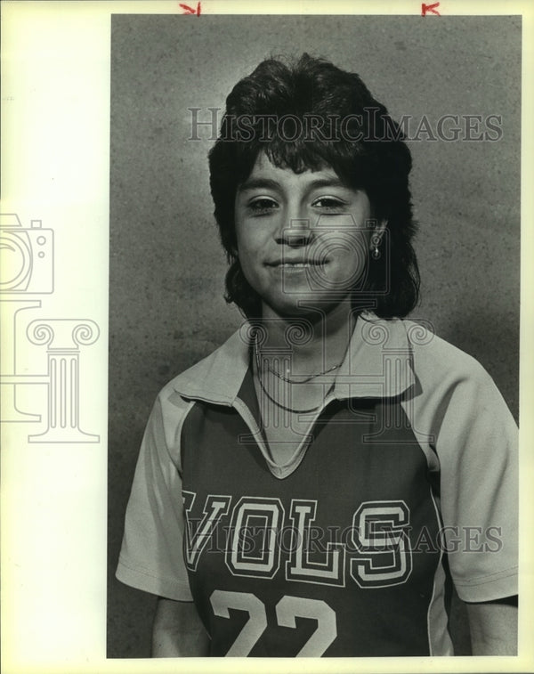 1985 Press Photo Lee High basketball player Michelle Acosta - sas10239 ...