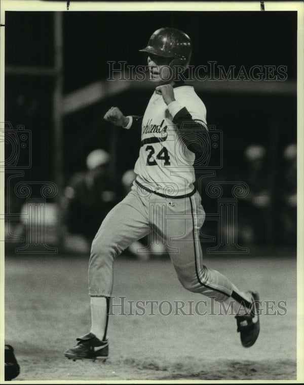 1986 Press Photo Highlands High baseball player Andy Ortega - sas10340 ...