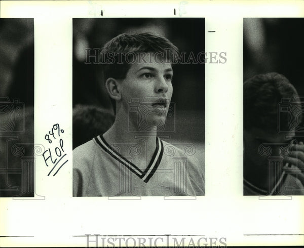 1989 Press Photo Boerne High basketball player David Shivers - sas10735 ...