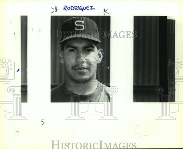 1992 Press Photo Andy Rodriguez, South San Antonio High School Baseball ...