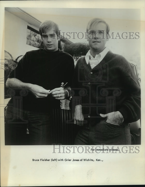 Press Photo Golfers Bruce Fleisher and Grier Jones - sas11237 ...