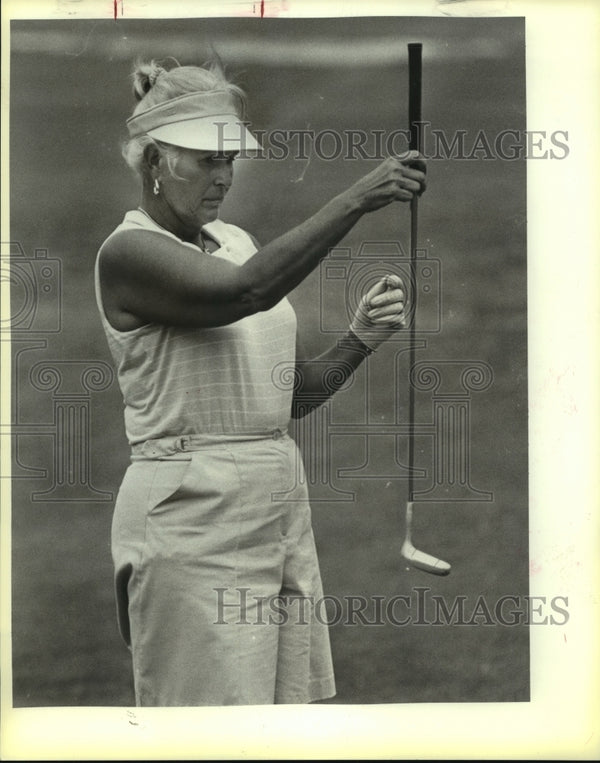 1985 Press Photo Golfer Carol Kaufman - sas11296 - Historic Images