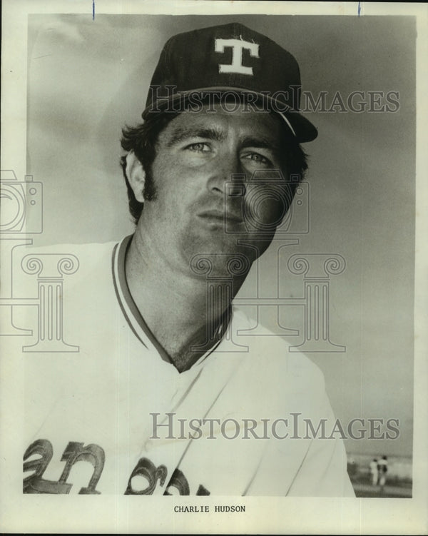 1973 Press Photo Texas Rangers baseball player Charlie Hudson ...