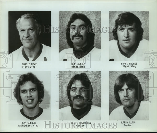 Press Photo Hockey Team Right Wing Player Line Up - sas11549 - Historic ...