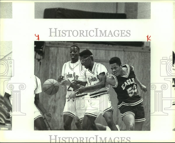 1991 Press Photo Darvis Cosper, Jay High School Basketball Player at ...