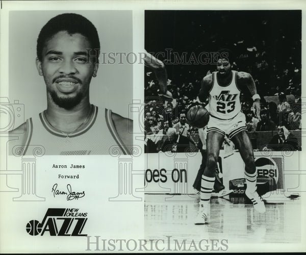 Press Photo Aaron James, New Orleans Jazz Basketball Forward Player at ...