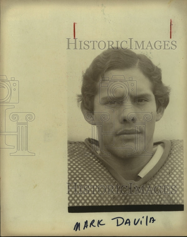 1977 Press Photo Mark Davila, South San High School Football Player ...