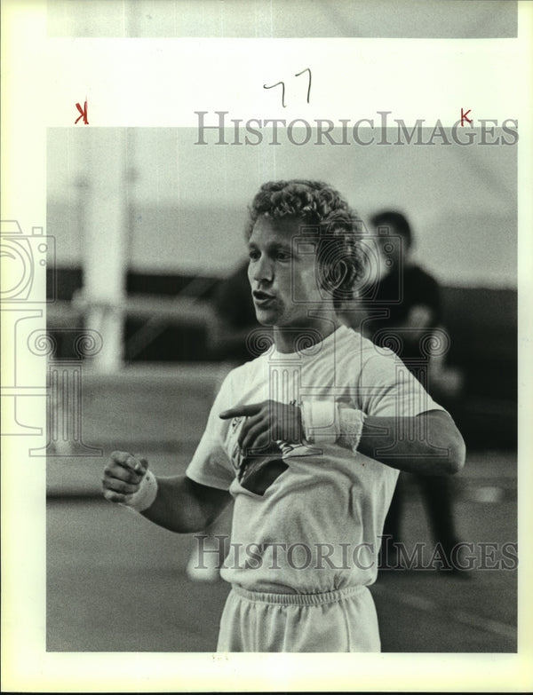 1988 Press Photo Jim Hartung, Ex-Olympian - sas12468 - Historic Images