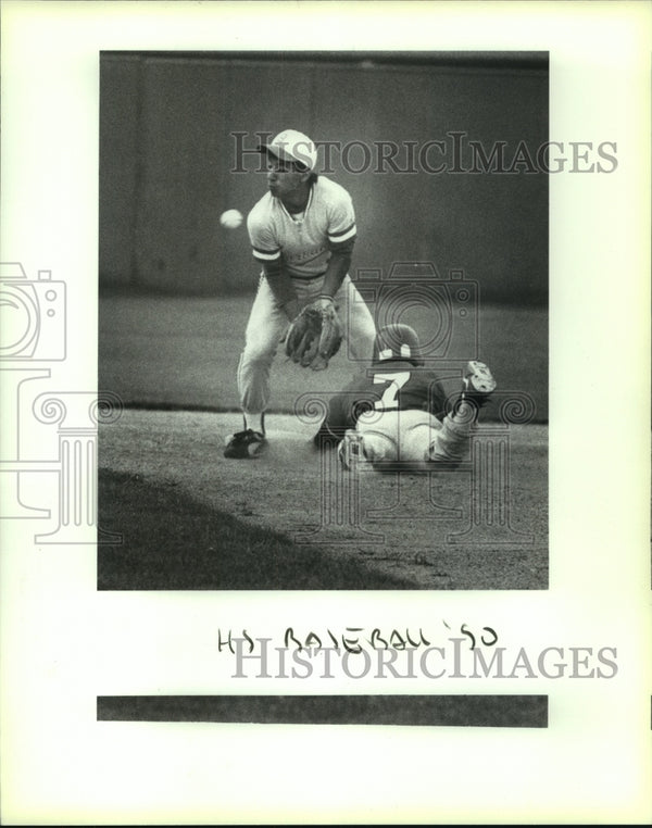 1990 Press Photo Burbank and Madison High School Baseball Players at ...
