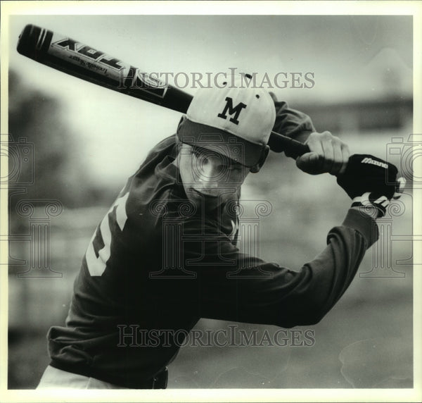 1993 Press Photo Tim Manning MacArthur High School Baseball Player ...