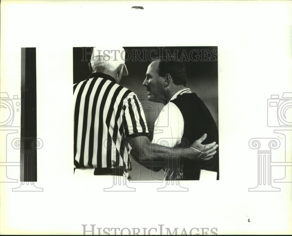 1993 Press Photo Irl Kincaid, Churchill High School Football Coach with ...