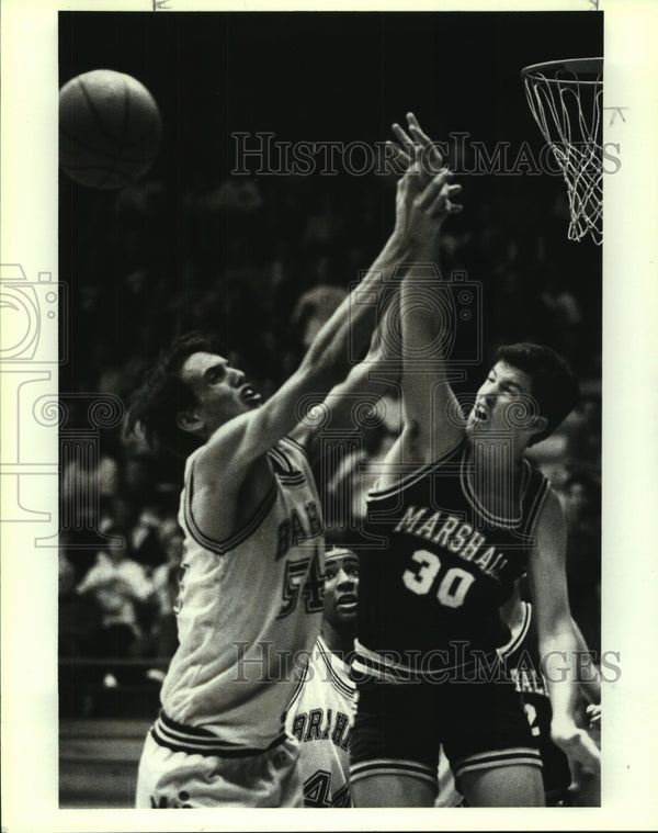 1993 Press Photo Tray Bailey, Marshall High School Basketball Player at ...