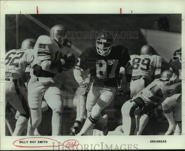 1981 Press Photo Arkansas college football player Billy Ray Smith ...