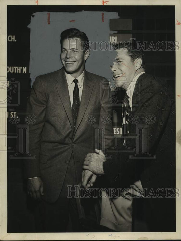 1959 Press Photo Sportscaster Kyle Rote - sas17034 - Historic Images