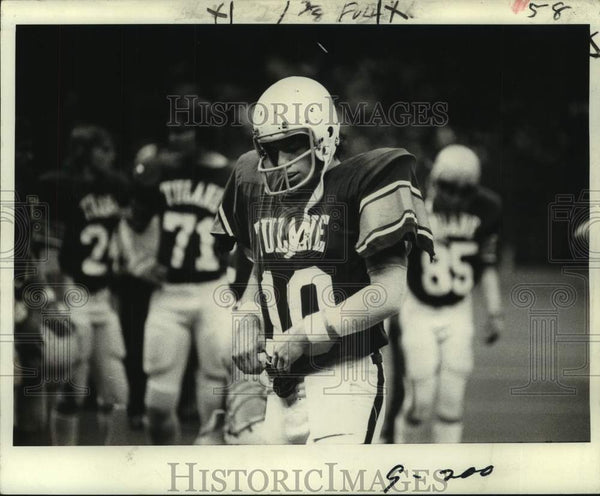 1976 Press Photo Tulane college football quarterback Tommy Hightower ...