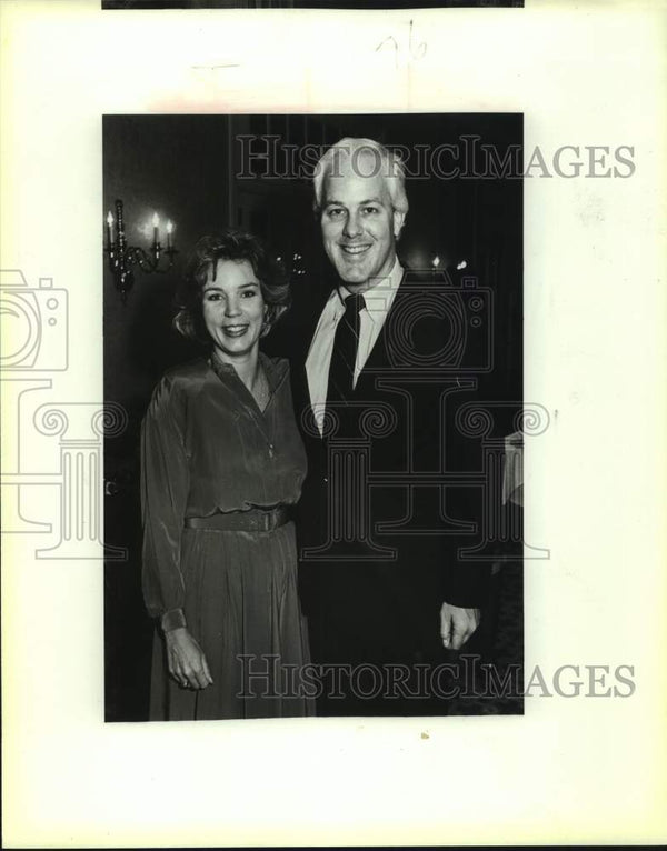 1987 Press Photo Sandy and Judge John Cornyn, Red Mass reception - sas ...