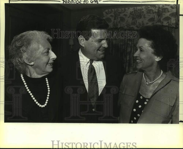 1984 Press Photo Helen Jacobson, Charles A. Coltman Jr, M.D. & Edith ...