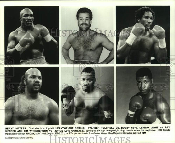 Press Photo Heavyweight Boxers Featured in HBO Tripleheader - sas20144 ...