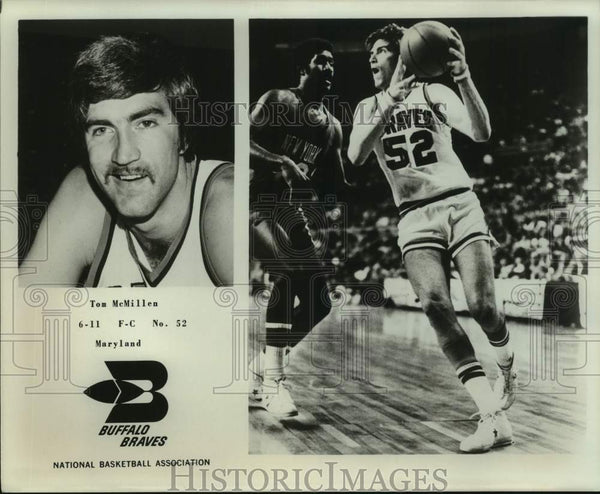Press Photo Buffalo Braves Basketball Player Tom McMillen - sas22349 ...