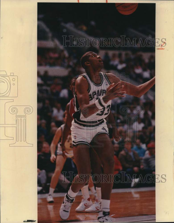 1988 Press Photo San Antonio Spurs Basketball Player Greg Anderson ...