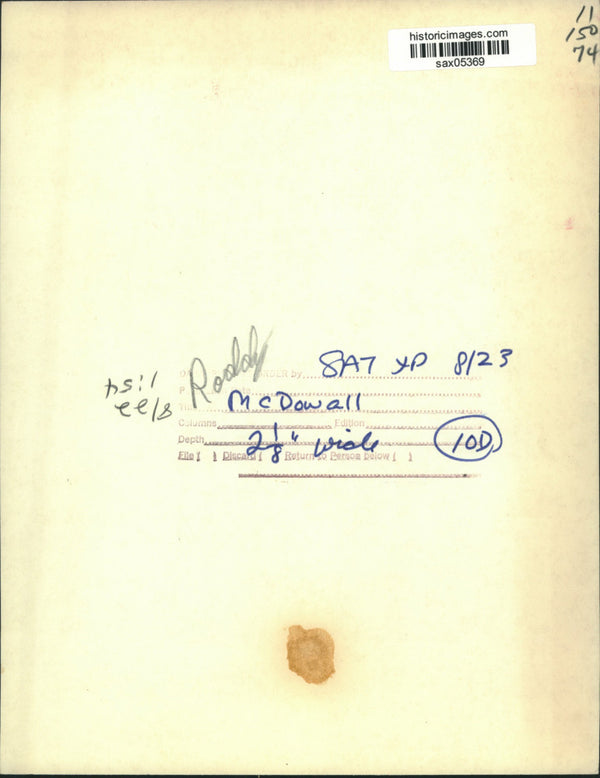 Press Photo Actor Roddy McDowell - sax05369 - Historic Images