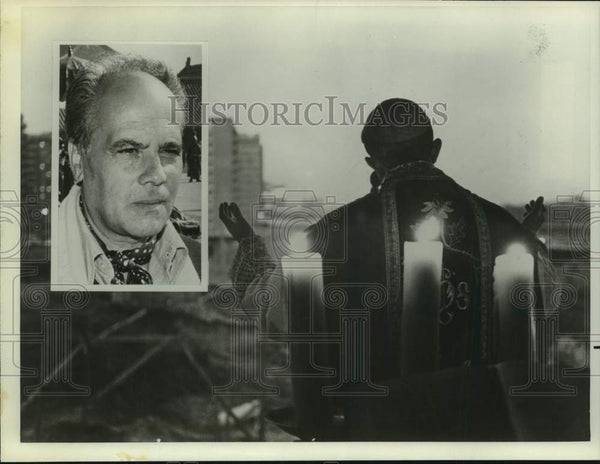 1981 Press Photo Actor Cezary Morawski in From A Far Country, Pope John ...