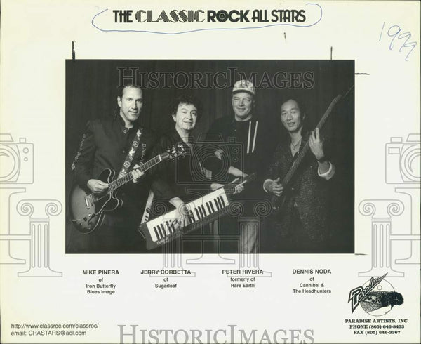 1999 Press Photo The Classic Rock All Stars - sax09808 - Historic Images