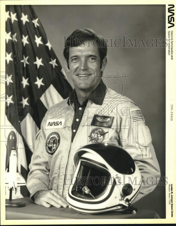 1978 Press Photo Astronaut Francis Scobee at Johnson Space Center ...