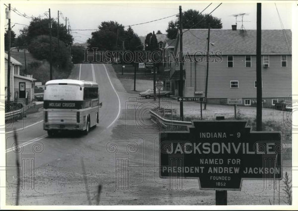 1989 Press Photo Nearly deserted town of Jacksonville, Pennsylvania ...