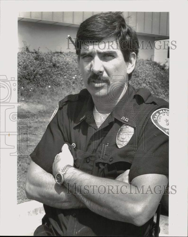 1987 Press Photo Bryan Hoot, San Marcos policeman accused of sexual ...